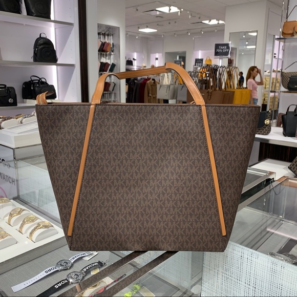 MICHAEL Michael Kors | Bags | Michael Kors Whitney Large Logo Tote Bag ...